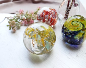 Glass Ball Paperweight - Etsy