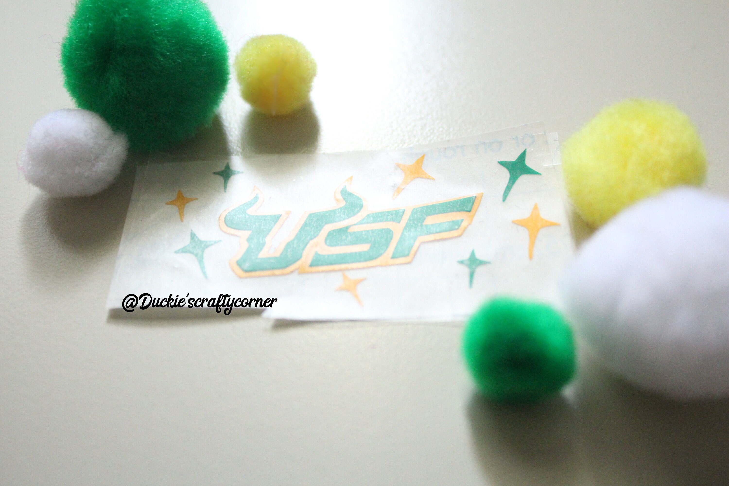 USF Bulls Logo Sticker, Green and Gold/ Yellow University of South ...