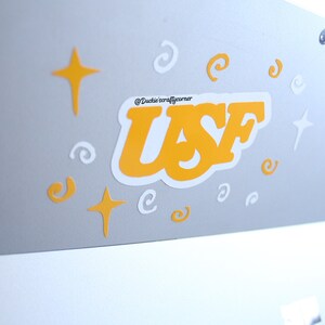Old USF Logo Sticker/decal - Etsy