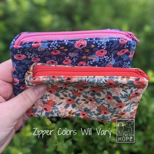 Rifle Paper Co MINI Zipper Pouch | Pop Open Coin Purse | Handmade ...