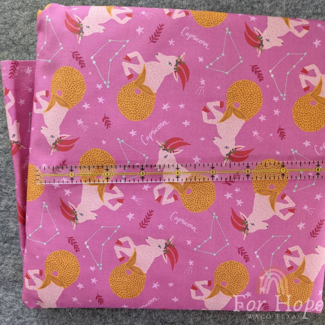 ZODIAC ASTROLOGY Fabric Juliet Meeks Paintbrush Studio 100 | Etsy