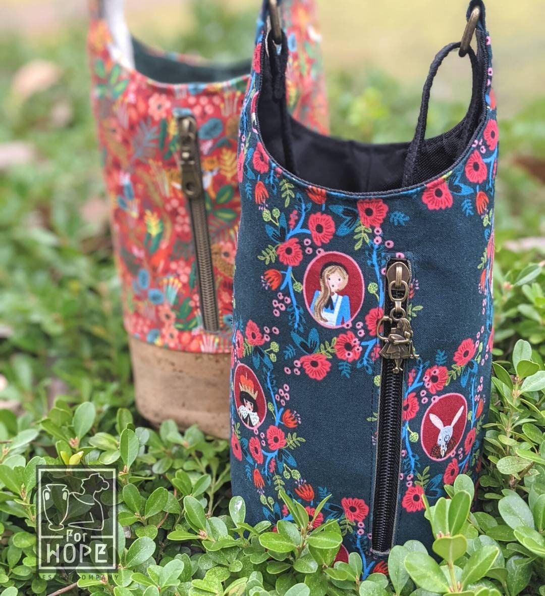 WATERBOTTLE SLING BAG W/ Adj Strap Natural Cork Eco-friendly Purse ...