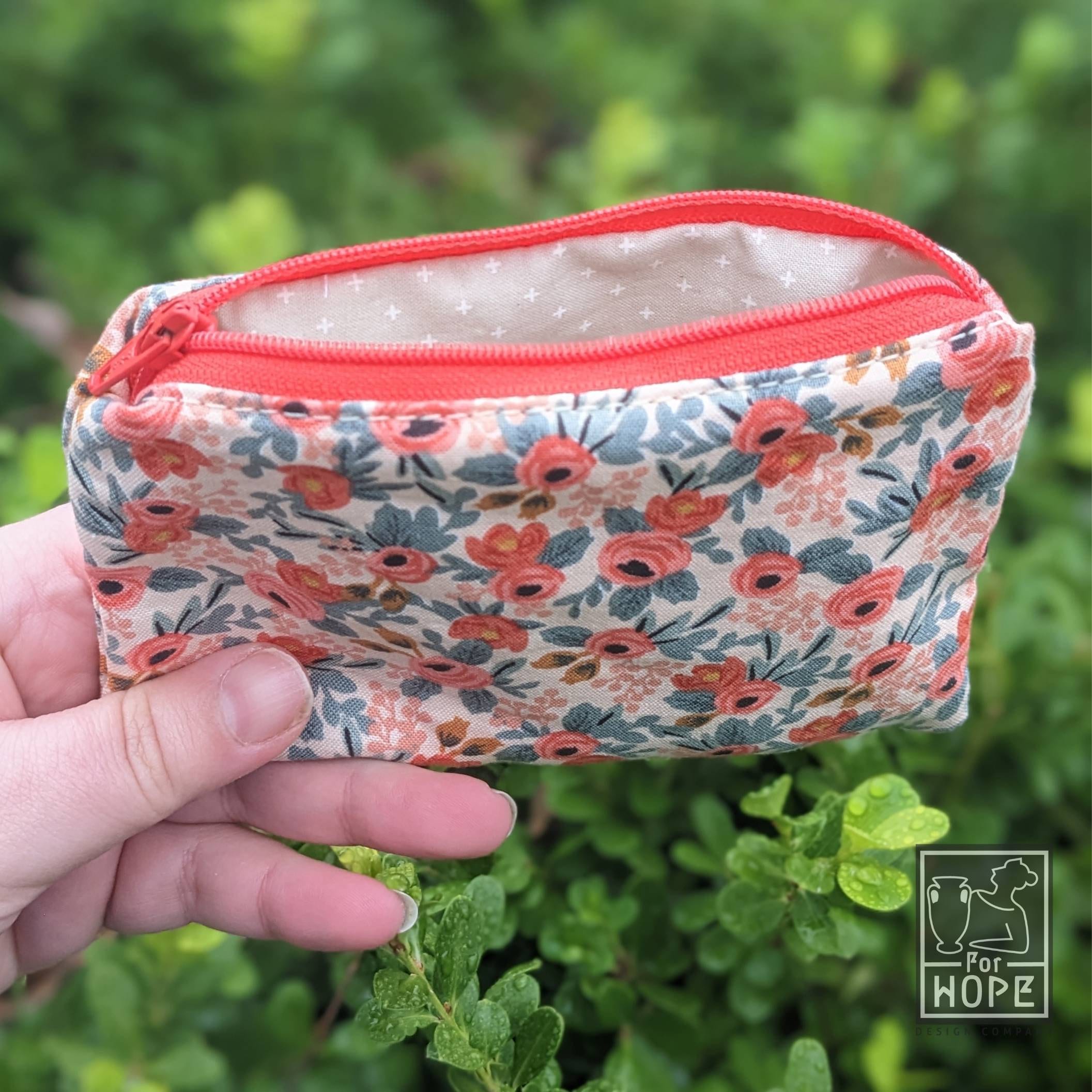 Rifle Paper Co MINI Zipper Pouch | Pop Open Coin Purse | Handmade ...