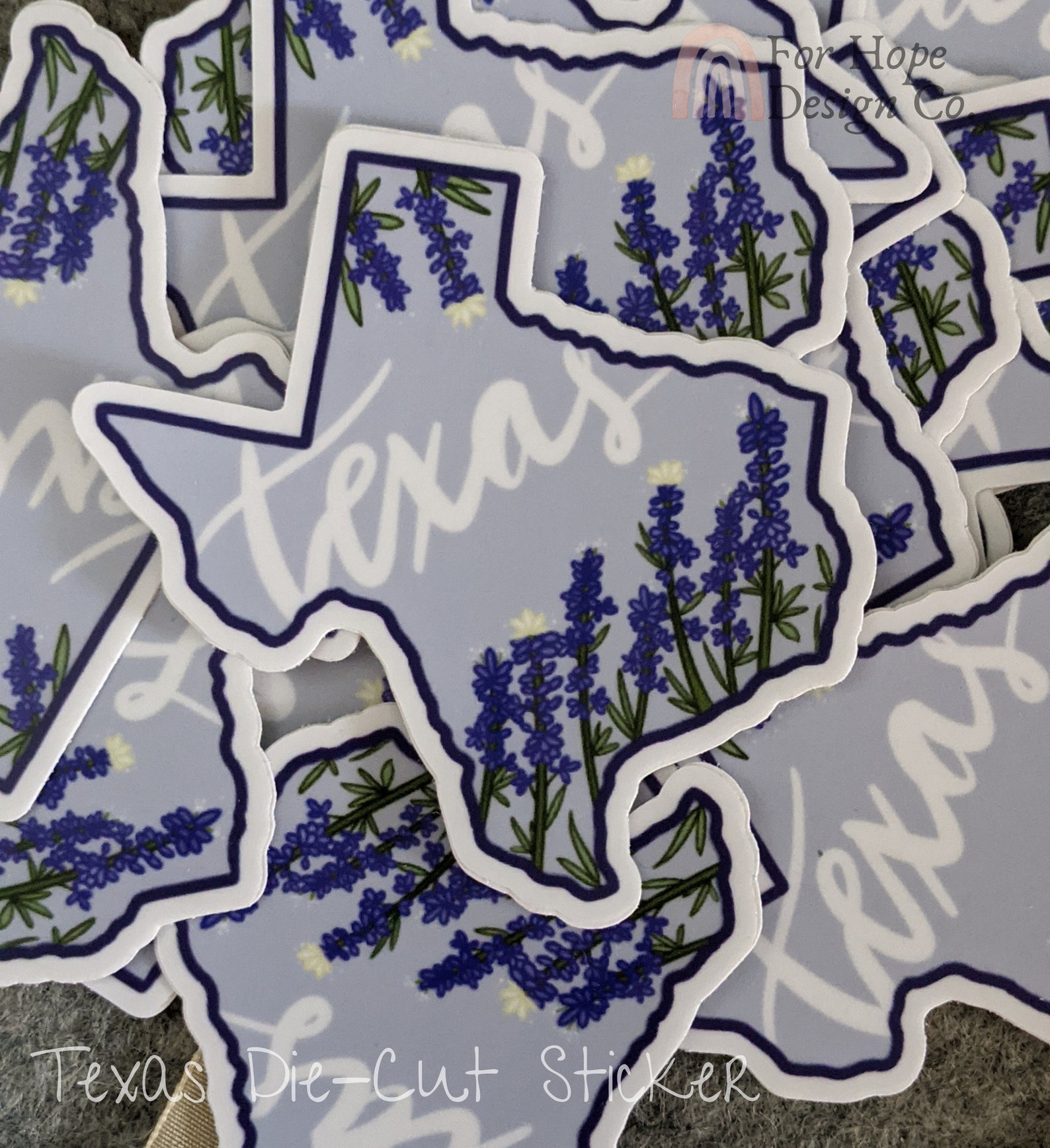 BLUEBONNET Sticker | Texas STICKER | FLOWER Vinyl | Tx Car Decal ...