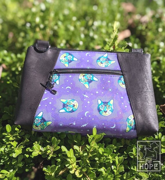 TULA PINK Crossbody W/ Adj Strap Rainbow Cat Rose PURSE - Etsy