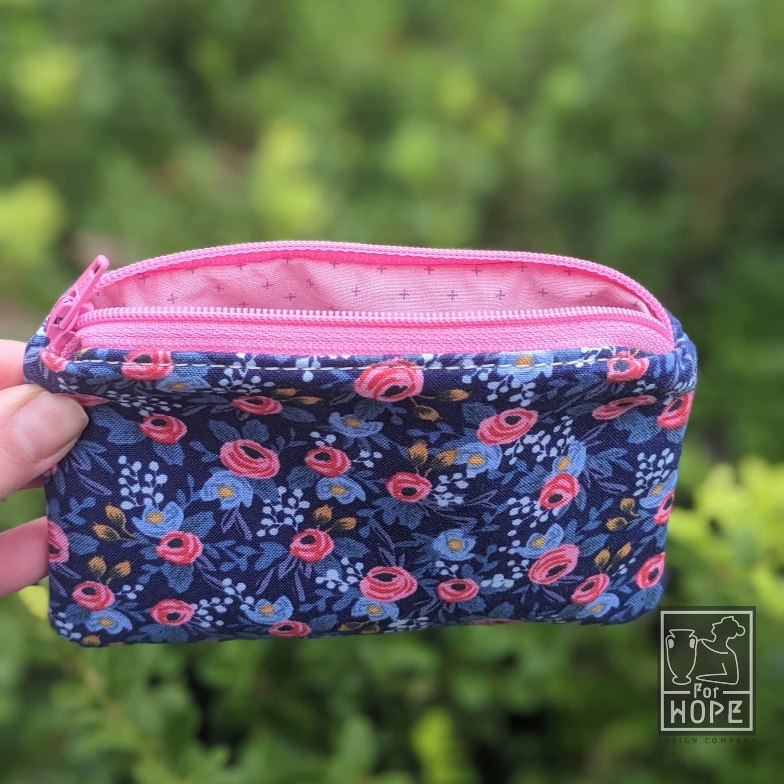 Rifle Paper Co MINI Zipper Pouch | Pop Open Coin Purse | Handmade ...