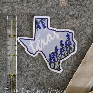 BLUEBONNET Sticker | Texas STICKER | FLOWER Vinyl | Tx Car Decal ...