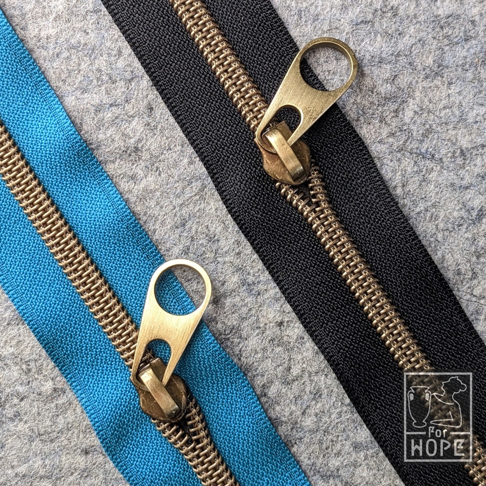 ANTIQUE GOLD BRONZE Zipper Pull | 25, 10, 5, & 1 Count | Bag Making ...