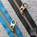 ANTIQUE GOLD BRONZE Zipper Pull 25 10 5 & 1 Count Bag - Etsy