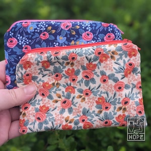Rifle Paper Co MINI Zipper Pouch | Pop Open Coin Purse | Handmade ...