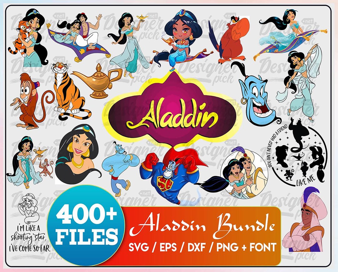 Aladdin SVG, Princess Jasmine SVG, for Cricut, Princess SVG, Instant ...