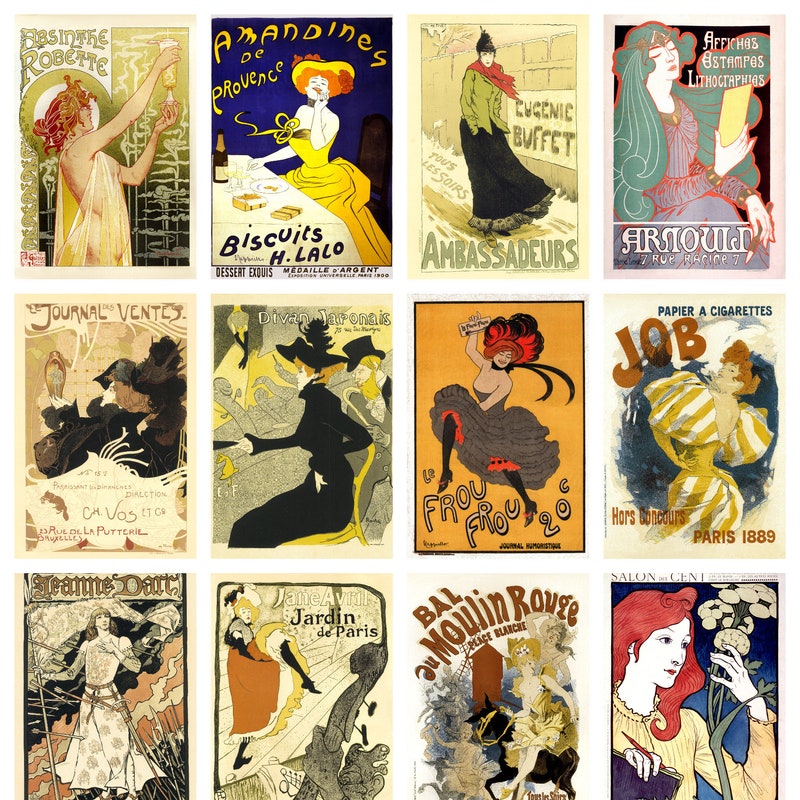 French Postcards - Etsy