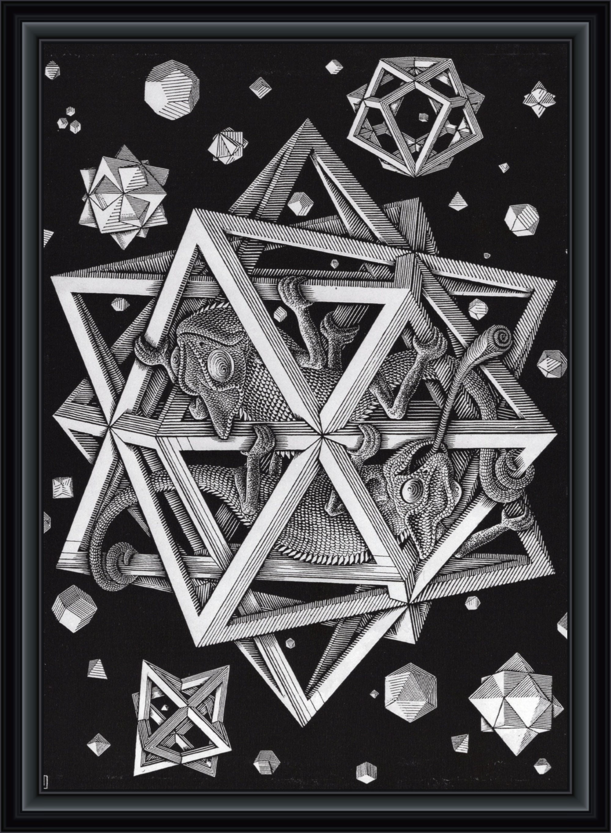 MC Escher Stars 1948 A4 / A3 Reproduction Fine Art Print. - Etsy Hong Kong