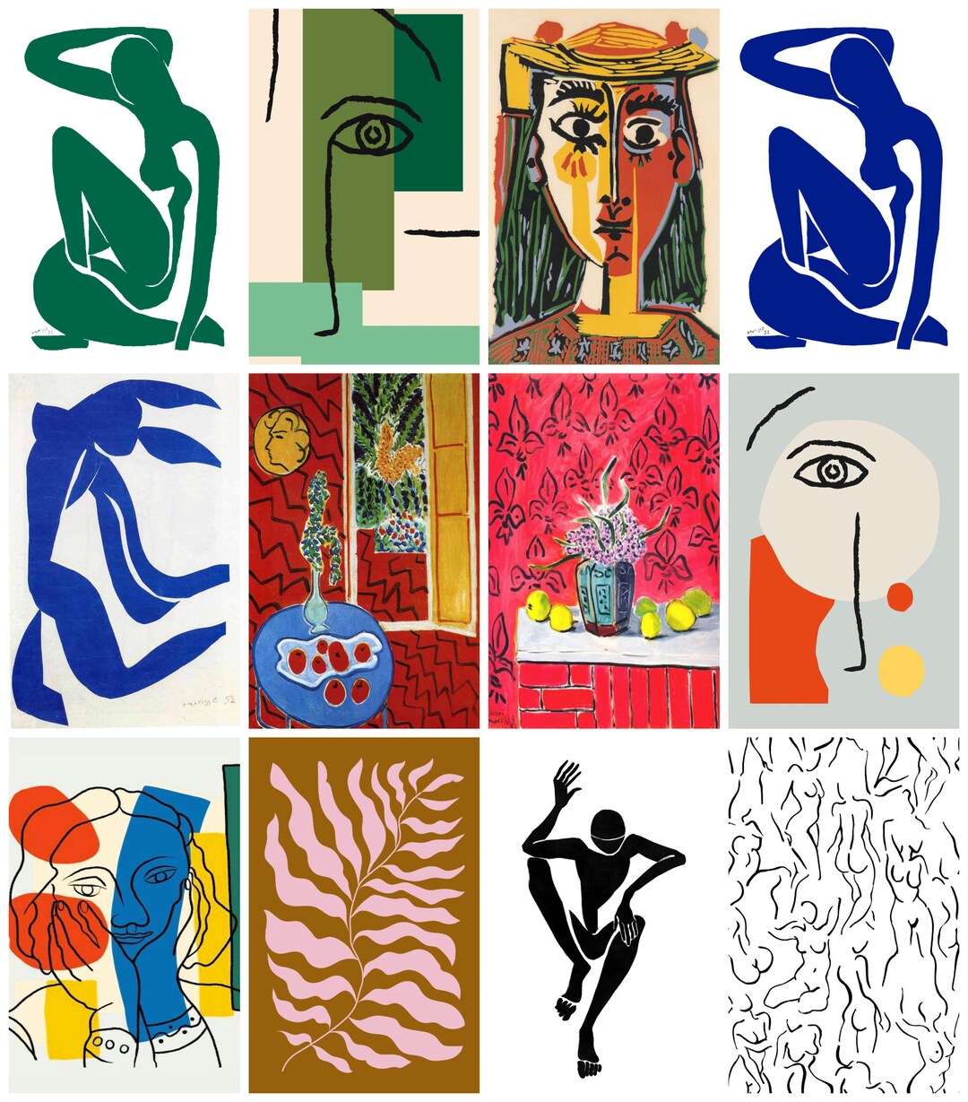 12 X Henri Matisse Postcards IV a Set of 12 Reproduction Art - Etsy