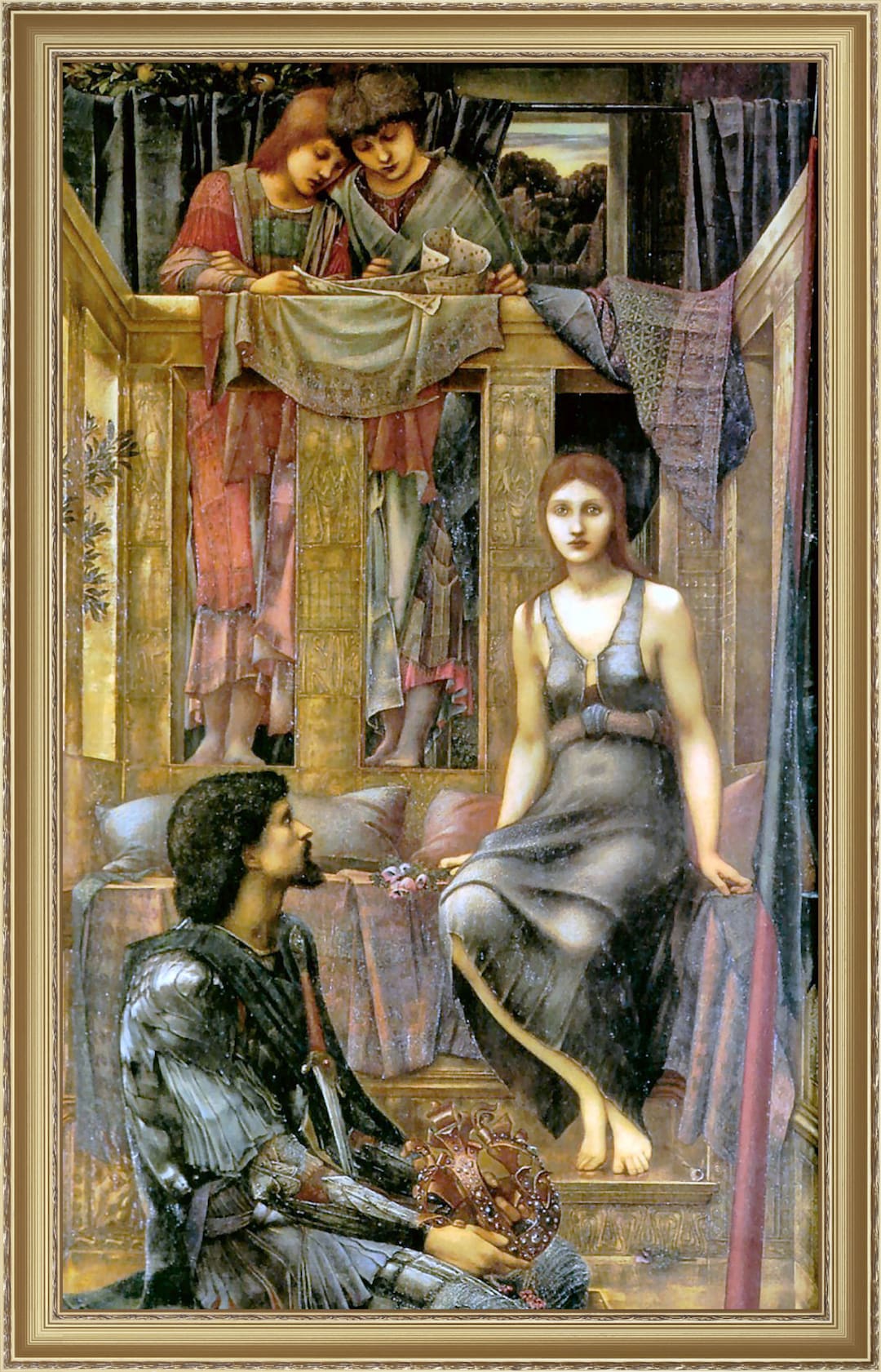 Edward Burne-jones, King Cophetua and the Maid, 1883- A4 / A3 ...