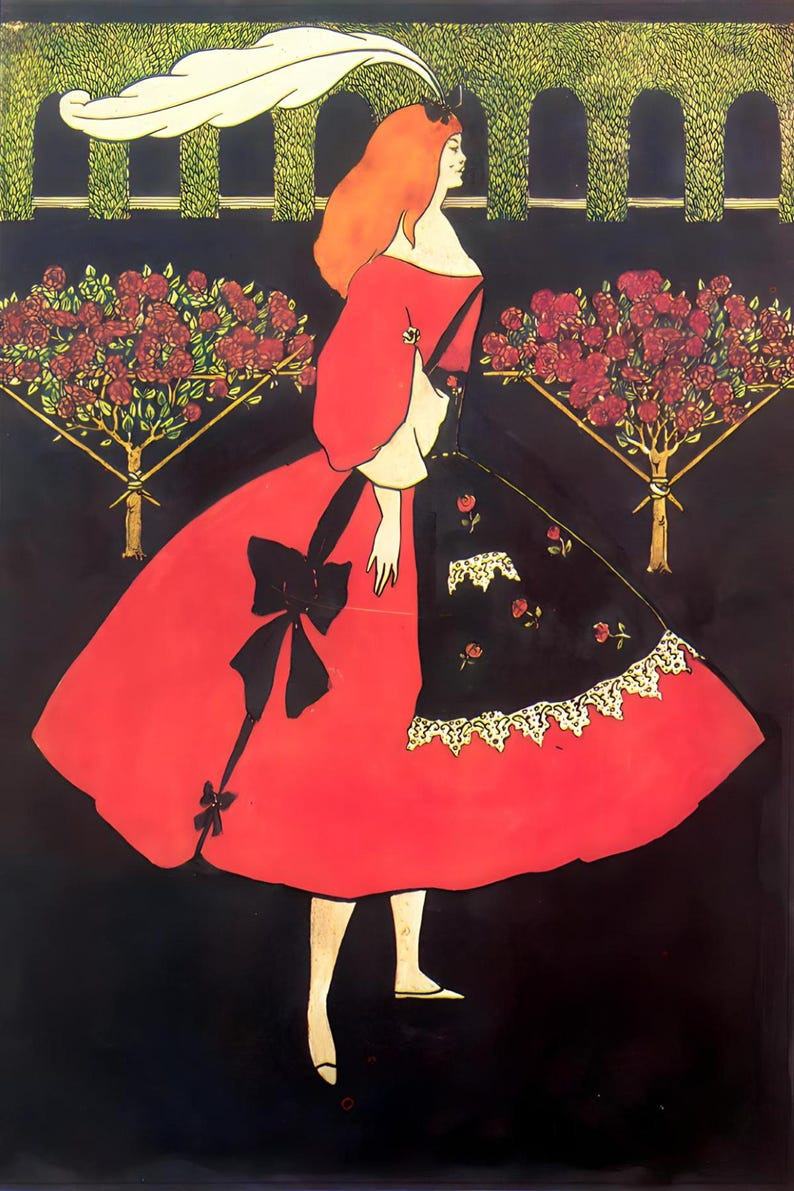 12 X Aubrey Beardsley Postcards – a Set of 12 Reproduction Art Postcard ...