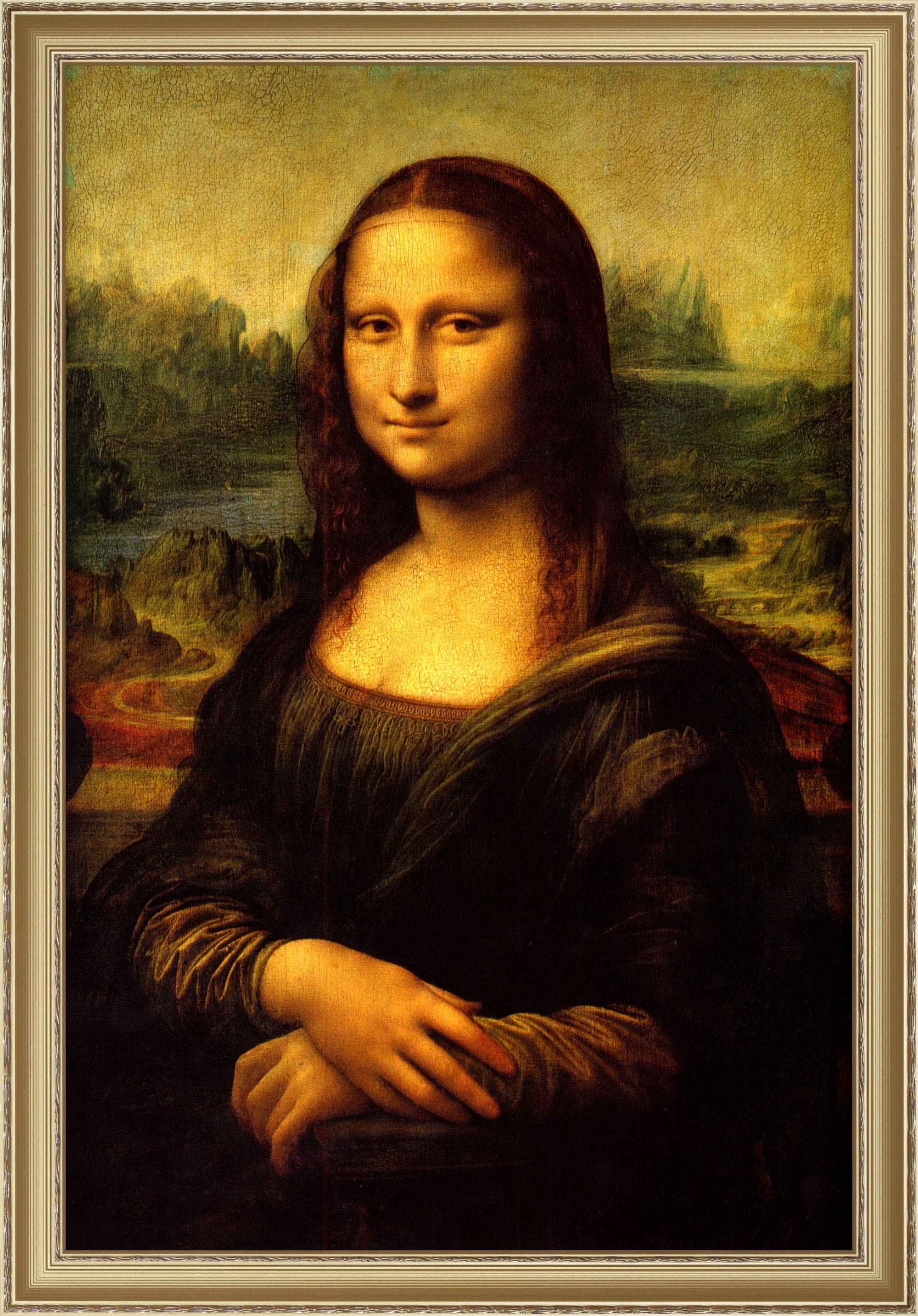 Leonardo Da Vinci Mona Lisa 1503 A4 Reproduction Fine Art Etsy