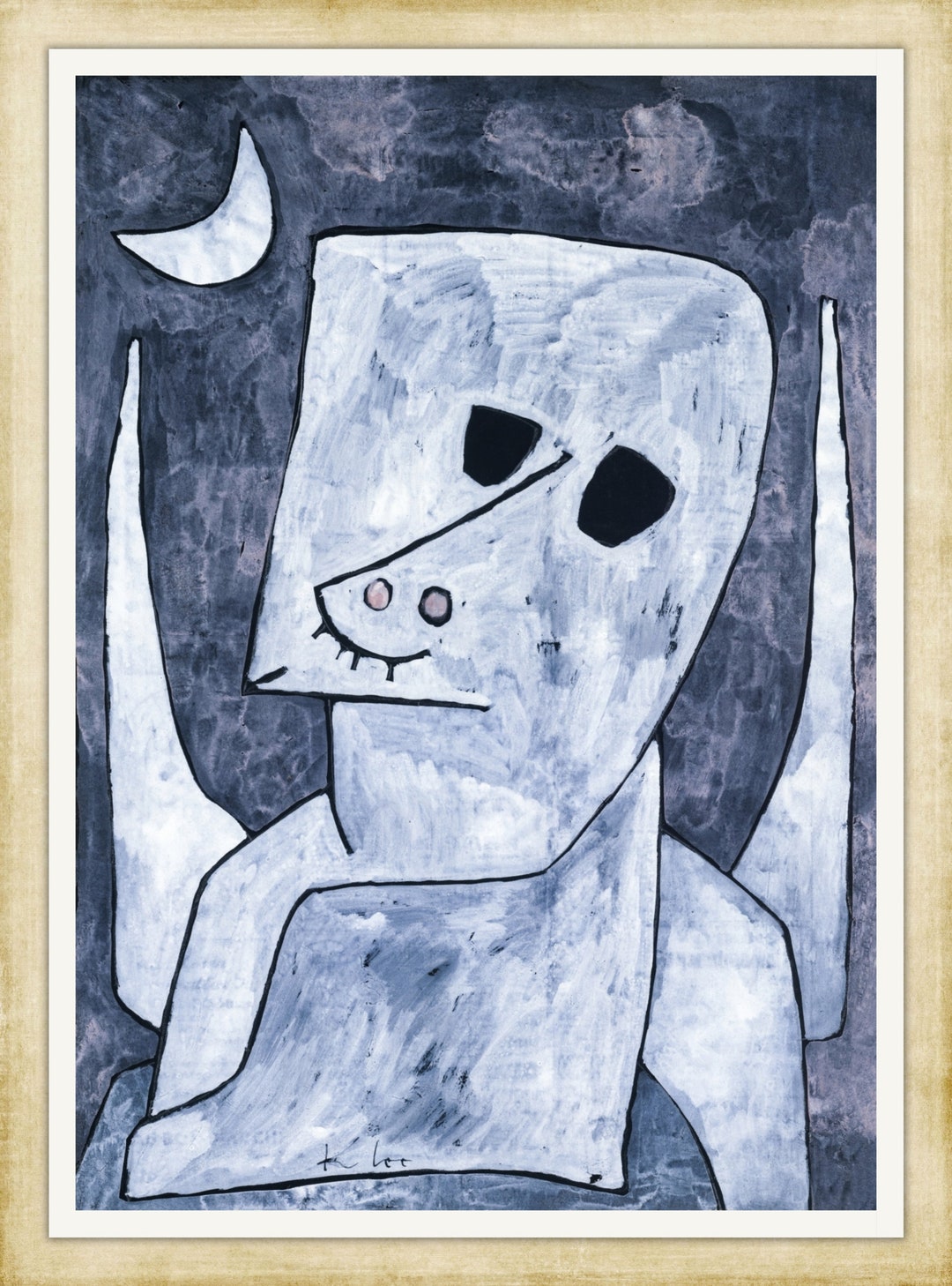 Paul Klee, Angel Applicant, 1939, A4 / A3 Reproduction Fine Art Print ...