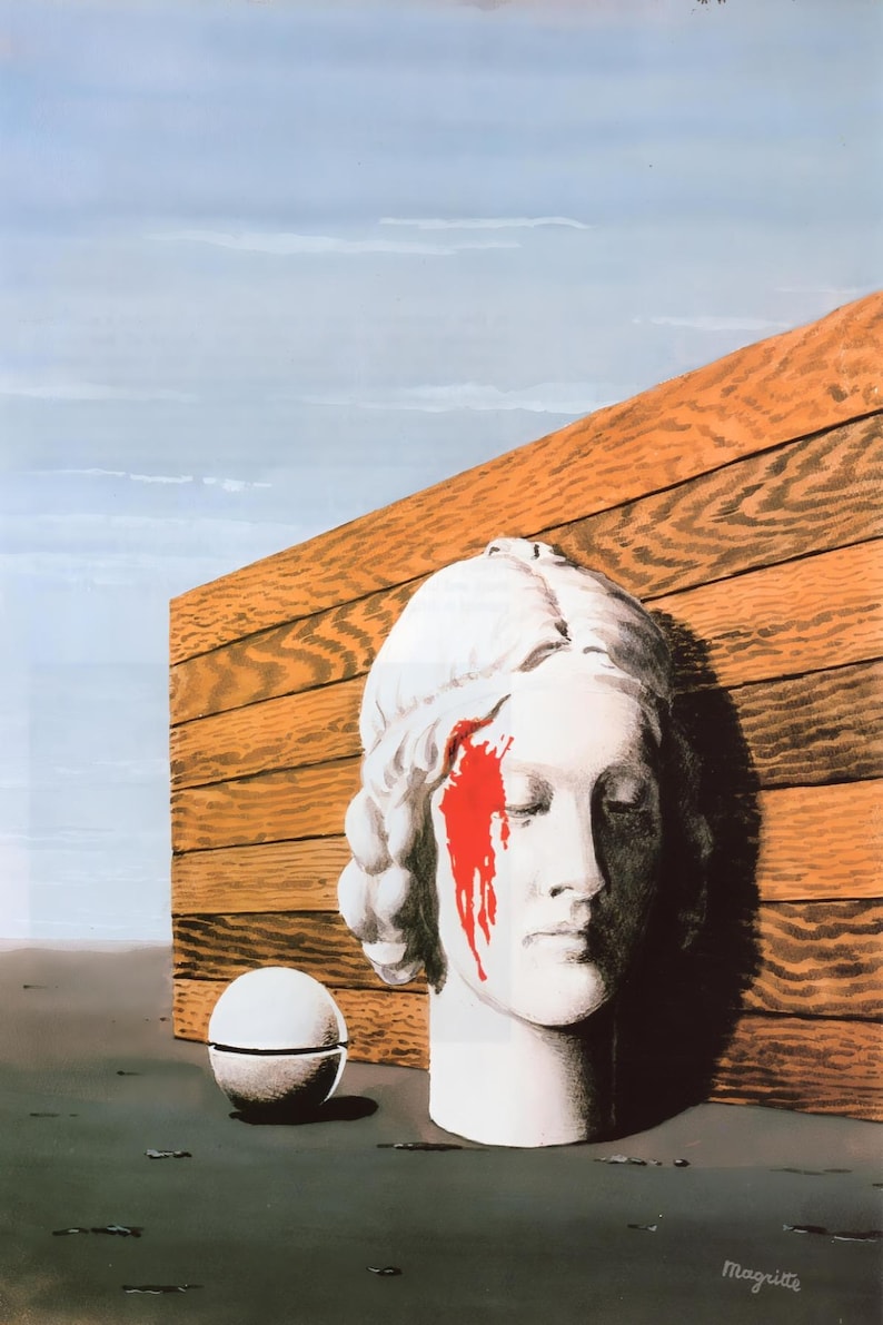 12 X René Magritte Postcards #1 – a Set of 12 Reproduction Art Postcard ...