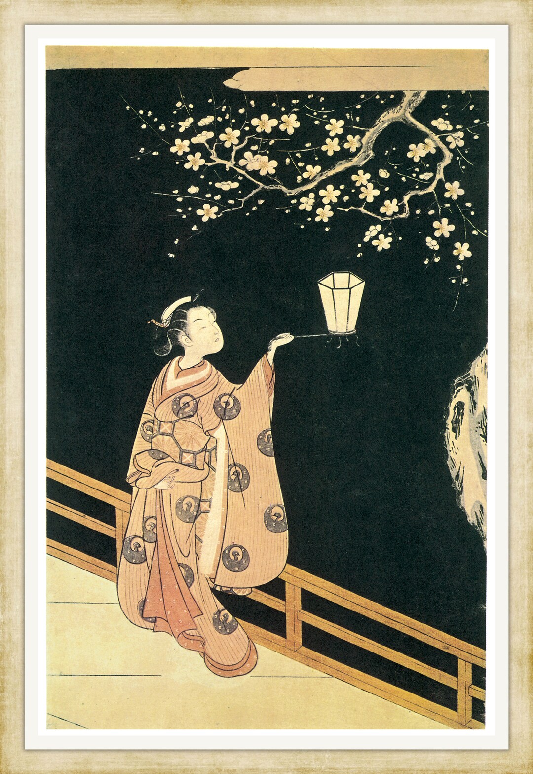Blossom Lantern - Artist Unknown, Circa Late 18th C - Japanese ...