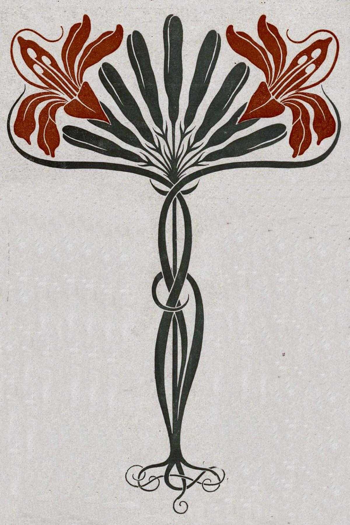 12 X Vintage Art Nouveau Postcards (7) – a Set of 12 1890s German Art ...