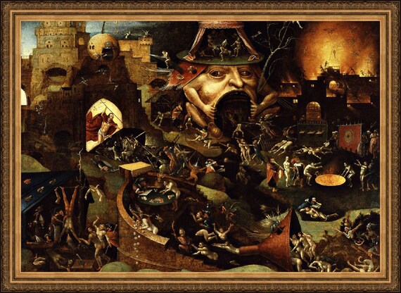 Hieronymus Bosch Christ in Limbo 1575 A4 Reproduction Fine - Etsy