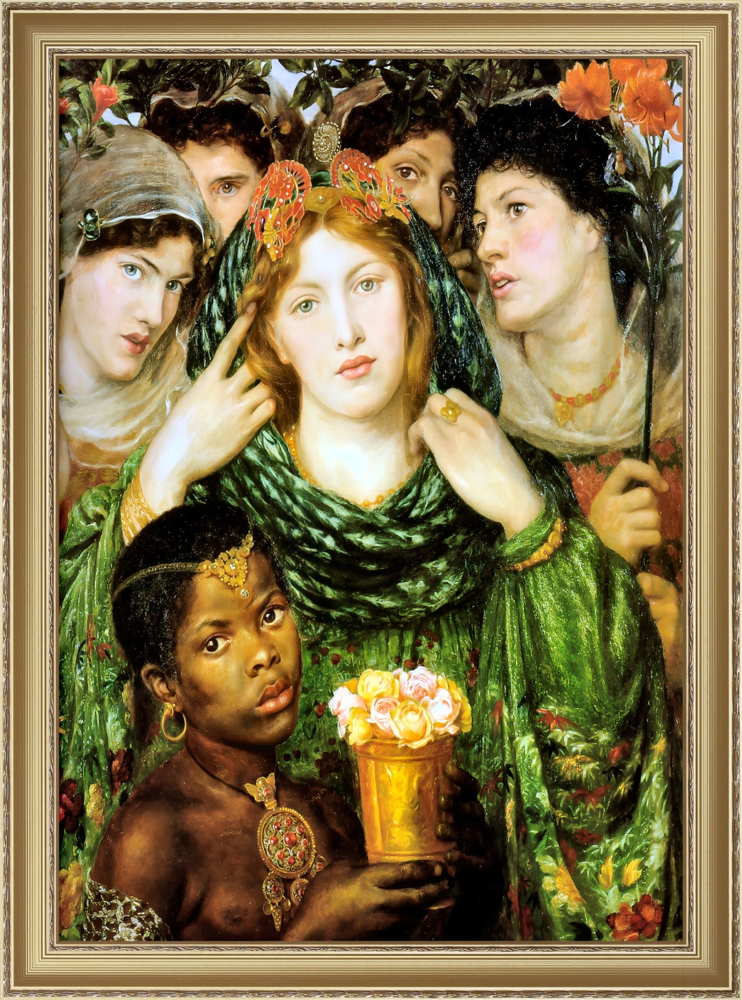 Dante Gabriel Rossetti, the Beloved, 1865 - A4 / A3 Reproduction Fine ...