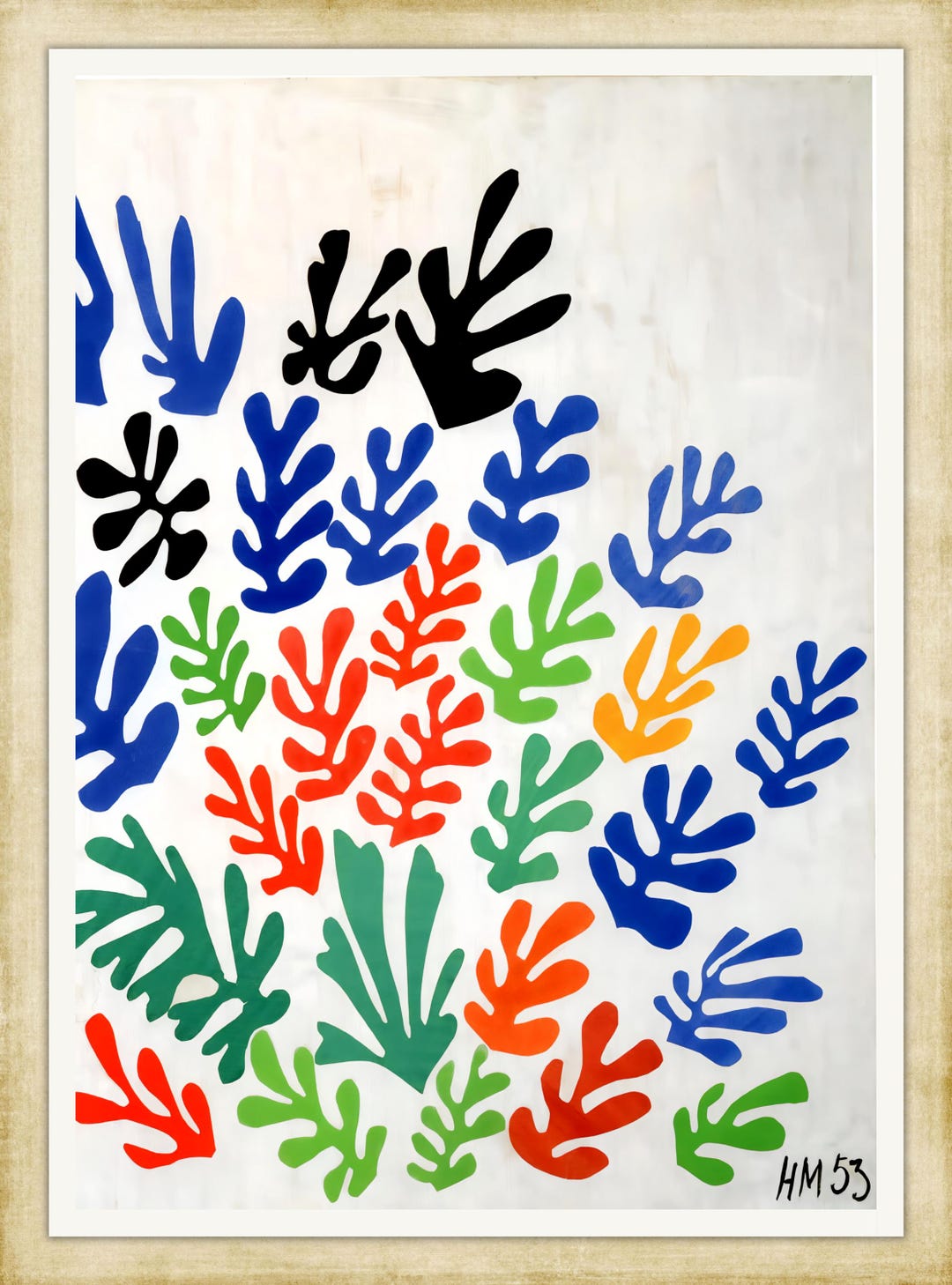 Henri Matisse, the Sheaf, 1953, A4 / A3 Reproduction Fine Art Print ...