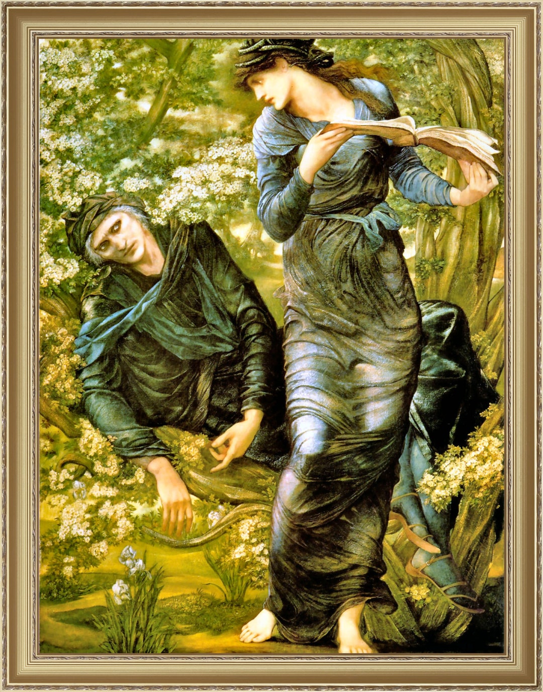 Edward Burne-jones, the Beguiling of Merlin, 1873 - A4 / A3 ...
