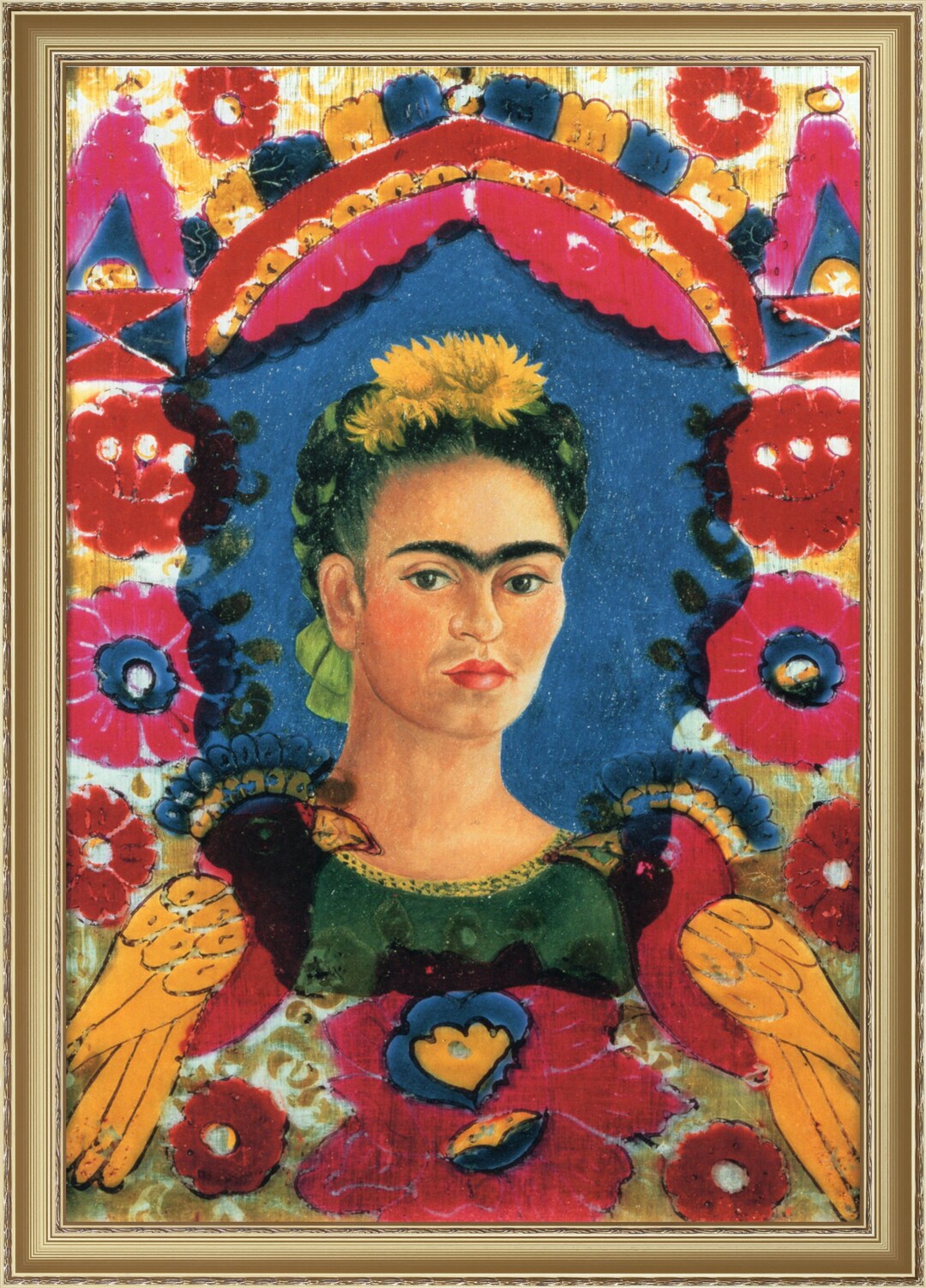 Frida Kahlo, #1, Self-portrait, 1938 - A4 / A3 Reproduction Fine Art ...