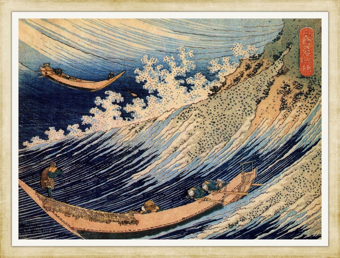 6 X A4 / A3 Antique Japanese Prints a Set of Six Individual - Etsy