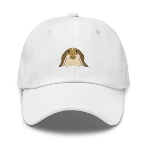 English Lop Rabbit Hat, Full Color Embroidered Unisex Baseball Hat, for ...
