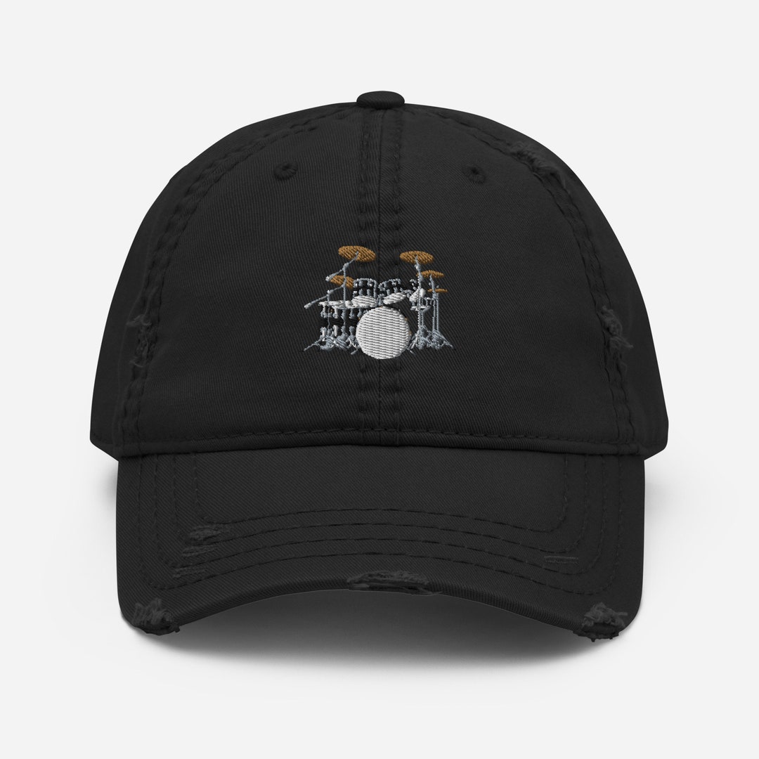 Drum Hat, Embroidered Drum Kit Hat, Drummer Hat, Drummer Gift ...