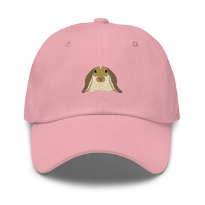 English Lop Rabbit Hat, Full Color Embroidered Unisex Baseball Hat, for ...