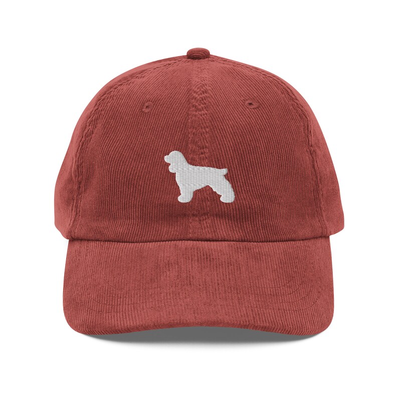 Cocker Spaniel Corduroy Hat, Embroidered Unisex Corduroy Hat, Cocker ...