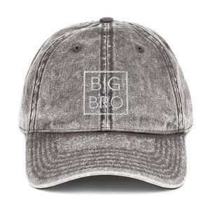 Big Bro Hat, Embroidered Vintage Hat, Baseball Hat, Brother Hat ...