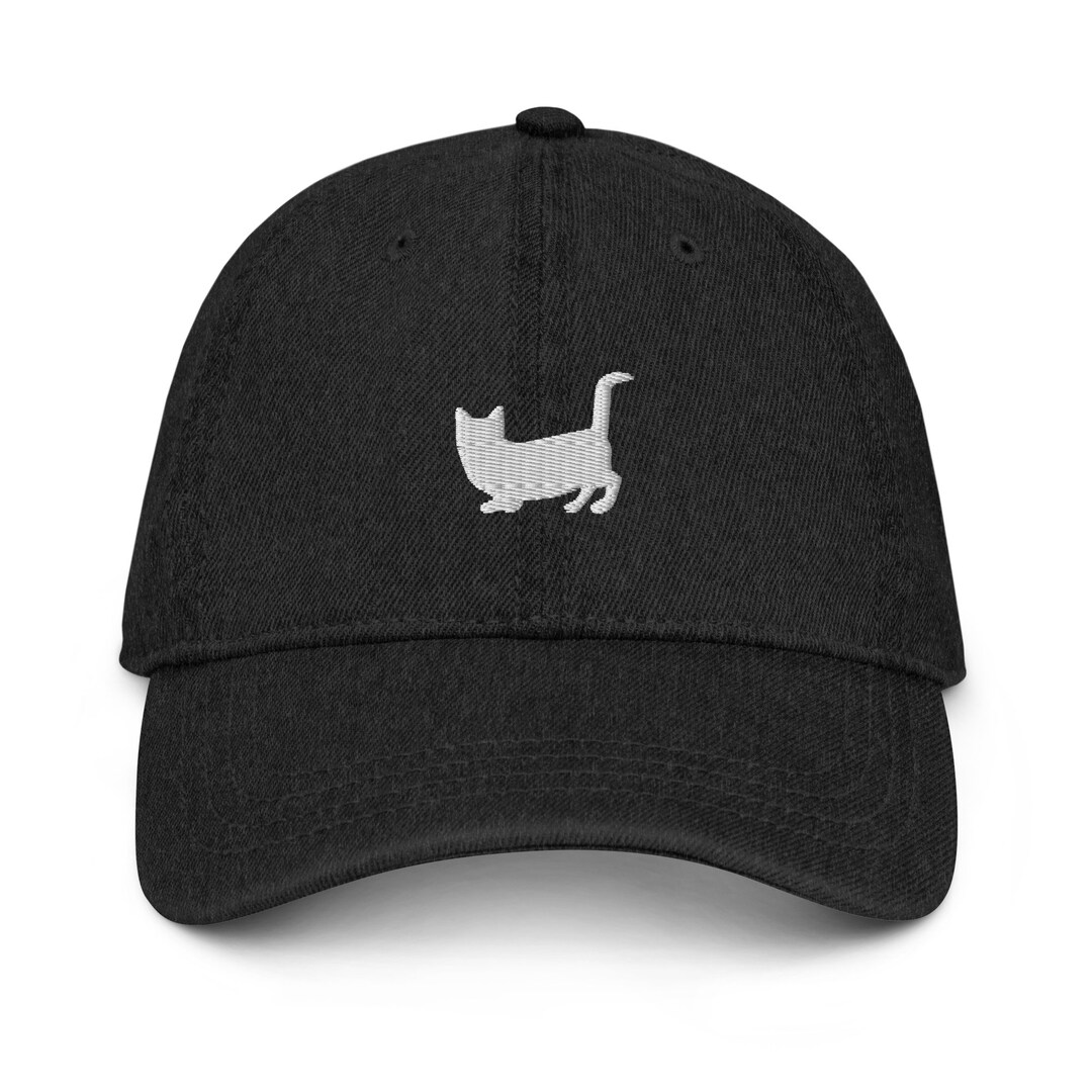 Munchkin Cat Hat, Embroidered Munchkin Hat Cap, Unisex Denim Hat ...