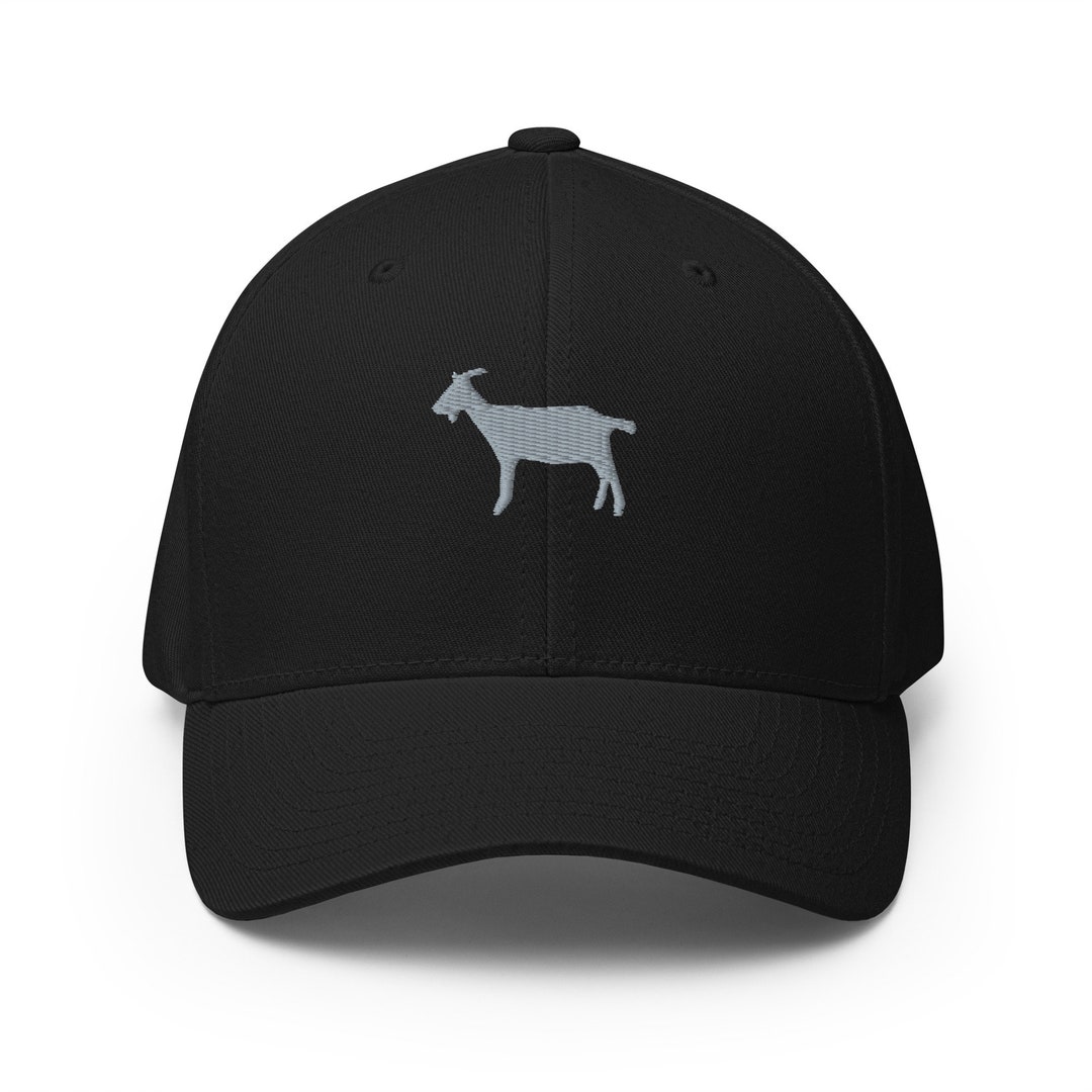 Goat Hat, Embroidered Structured Hat, Goat Gifts, Farm Animals Hat ...