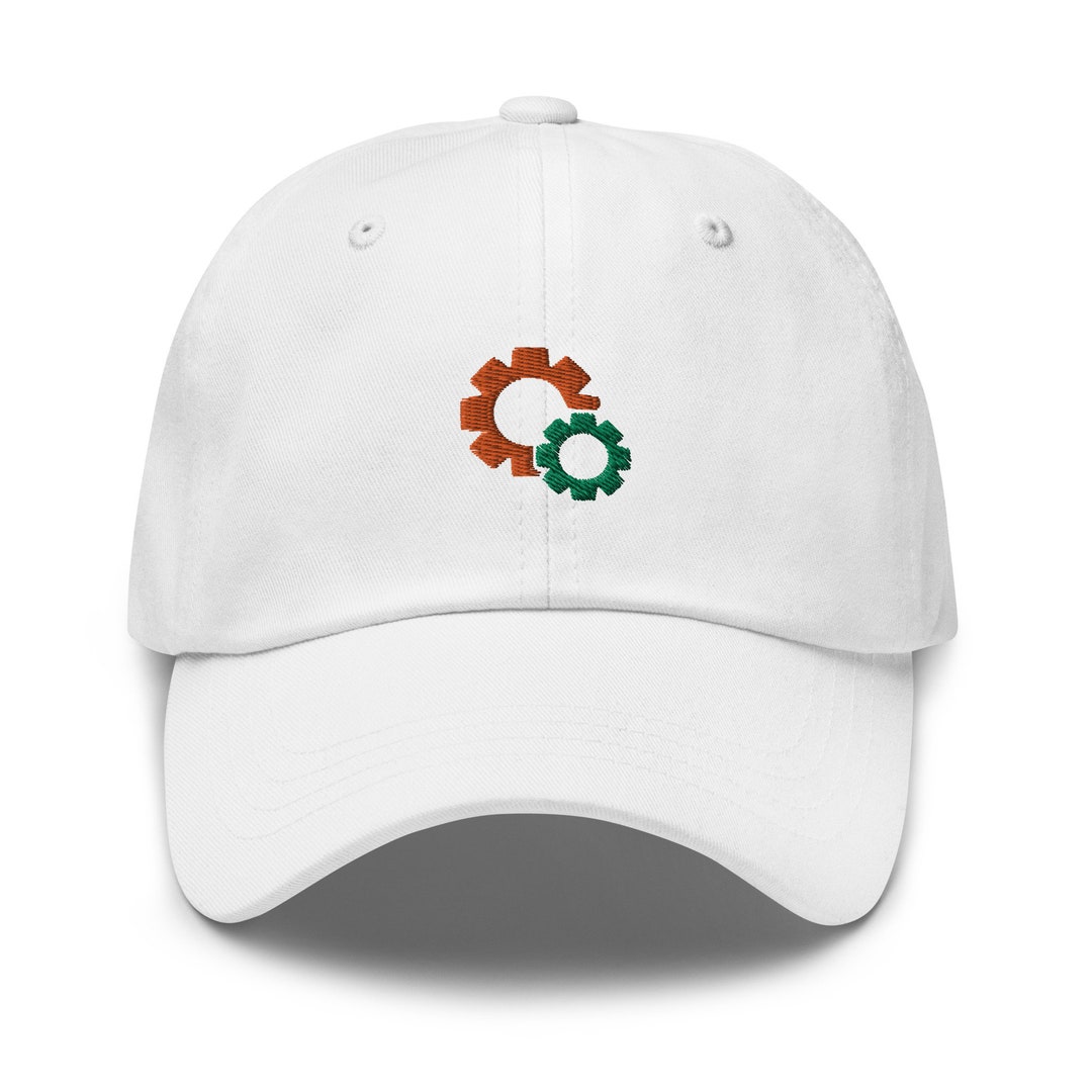 Mechanic Hat, Gear Machine, Mechanism Hat, Embroidered Unisex Baseball ...
