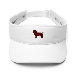 Boykin Spaniel Hat, Maroon Color Embroidered Unisex Hat, Boykin Spaniel ...