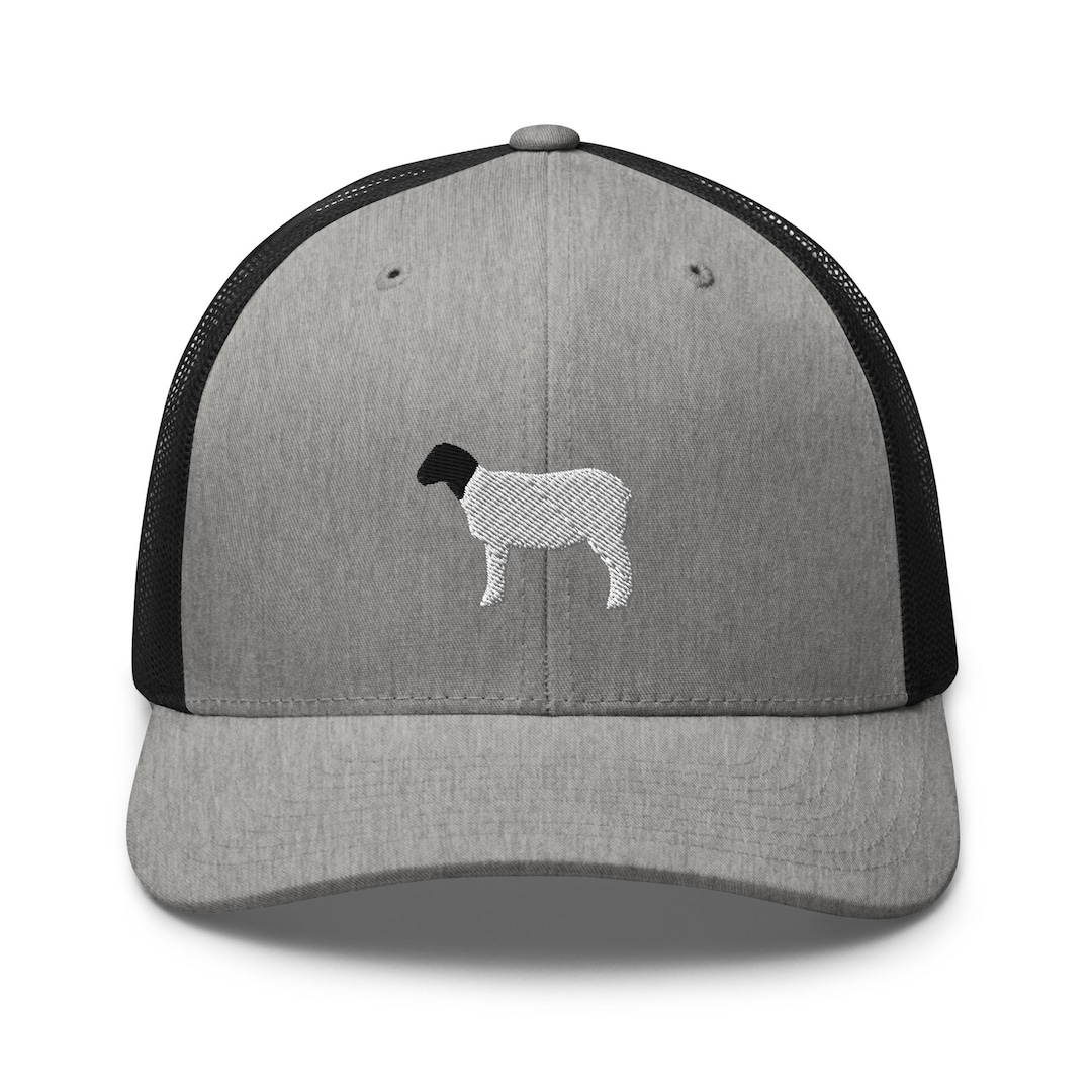 Dorper Sheep Trucker Hat, Embroidered Unisex Hat, Dorper Sheep Gifts ...