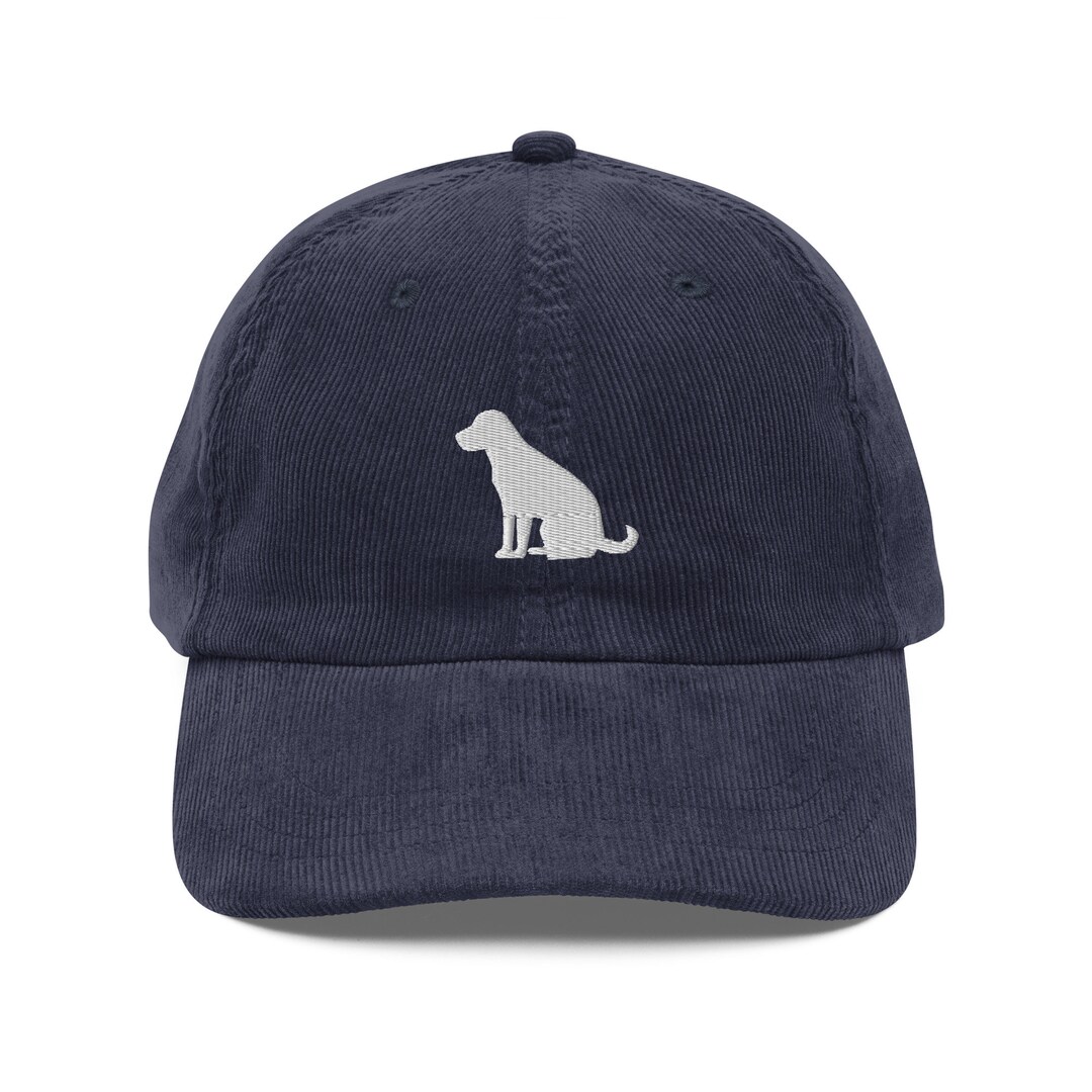 Labrador Retriever Corduroy Hat, Lab Hat, Design 2, Lab Sitting, Lab ...