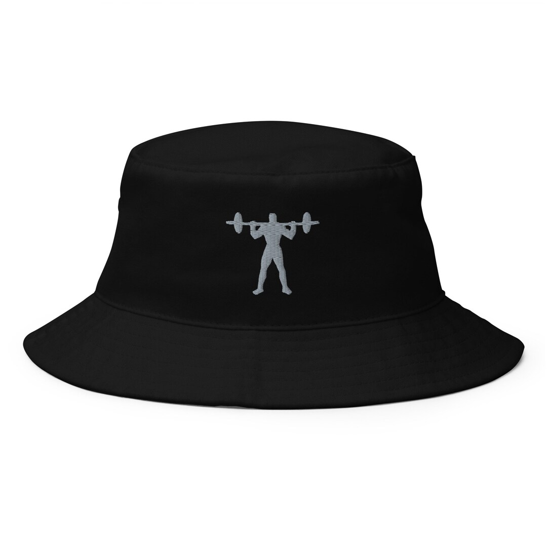 Weightlifting, Embroidered Unisex Bucket Hat, Weightlifting Gifts, for ...
