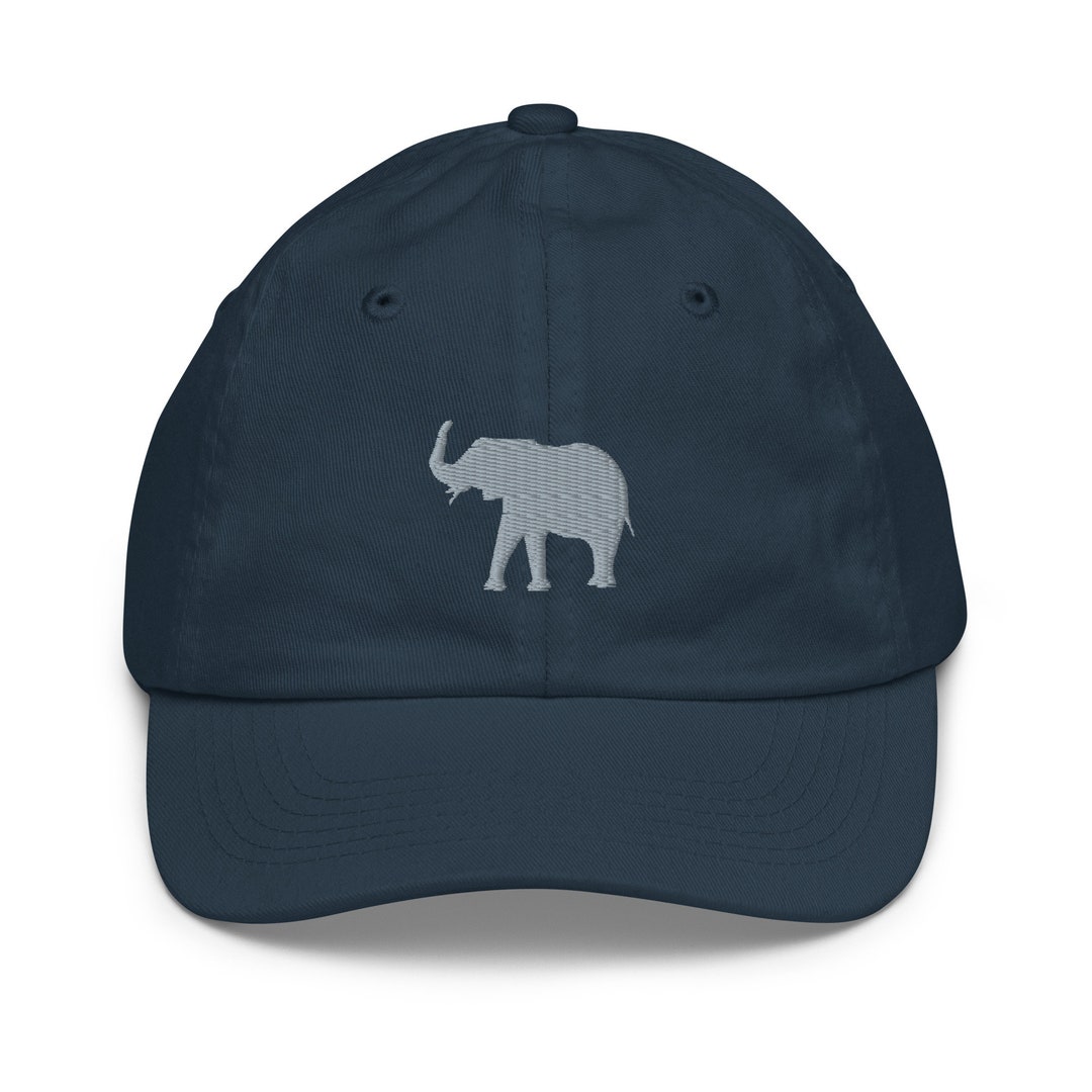 Elephant Hats for Kids, Embroidered Elephant Youth Baseball Cap ...