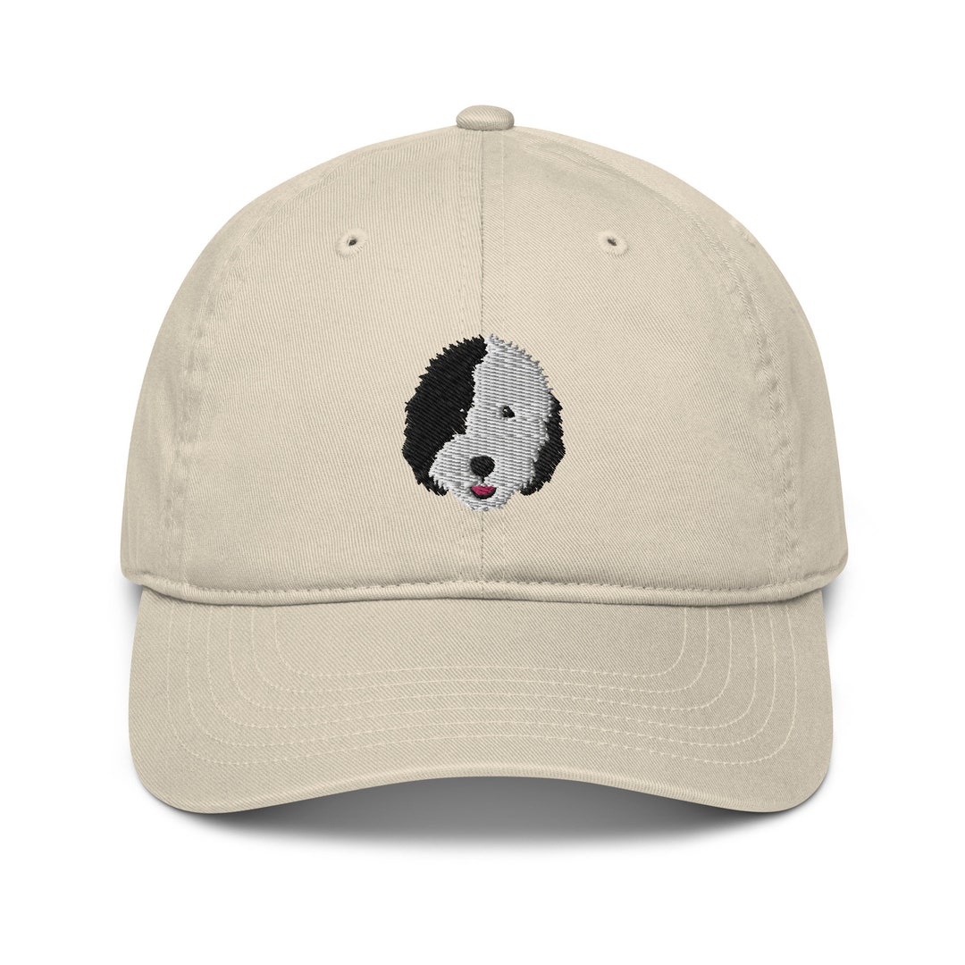 Sheepadoodle Hat, Organic Cotton Embroidered Unisex Sheepadoodle Hat ...