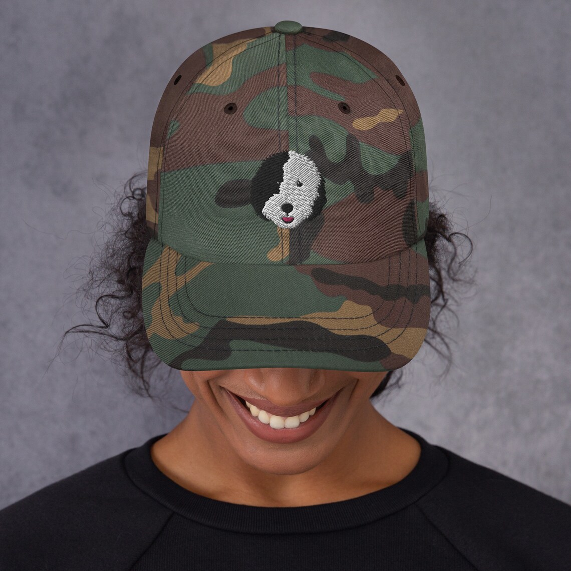 Sheepadoodle Hat, Embroidered Sheepadoodle Hat, Sheepadoodle Gifts ...