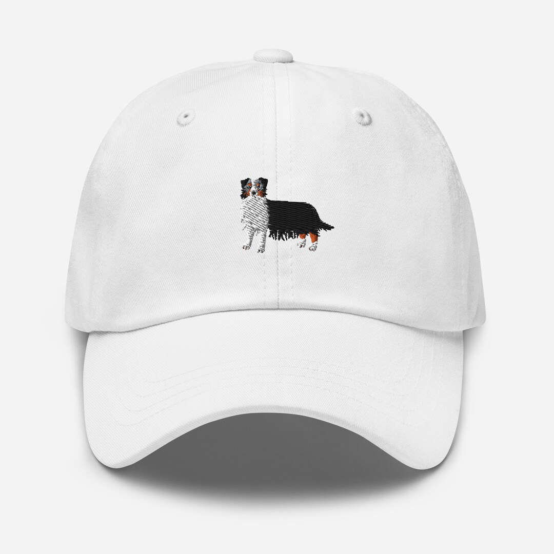 Australian Shepherd Hat, Embroidered Unisex Baseball Hat, Aussie Hat ...