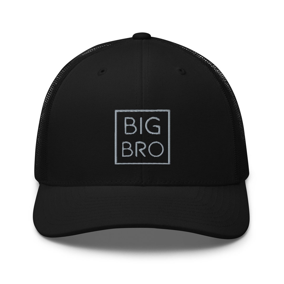 Big Bro Trucker Hat, Embroidered Hat, Baseball Hat, Brother Hat ...