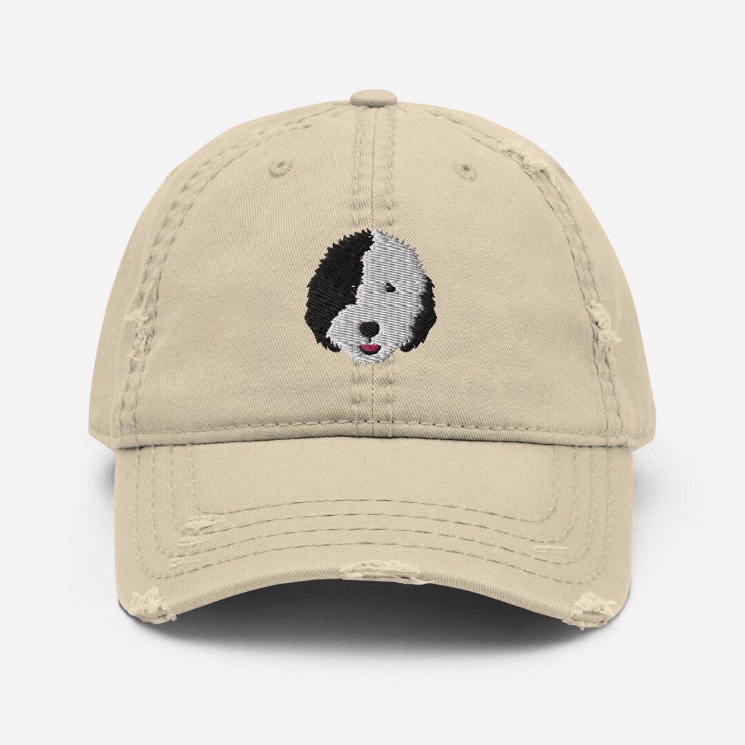 Sheepadoodle Hat, Embroidered Sheepadoodle Hat, Sheepadoodle Gift ...
