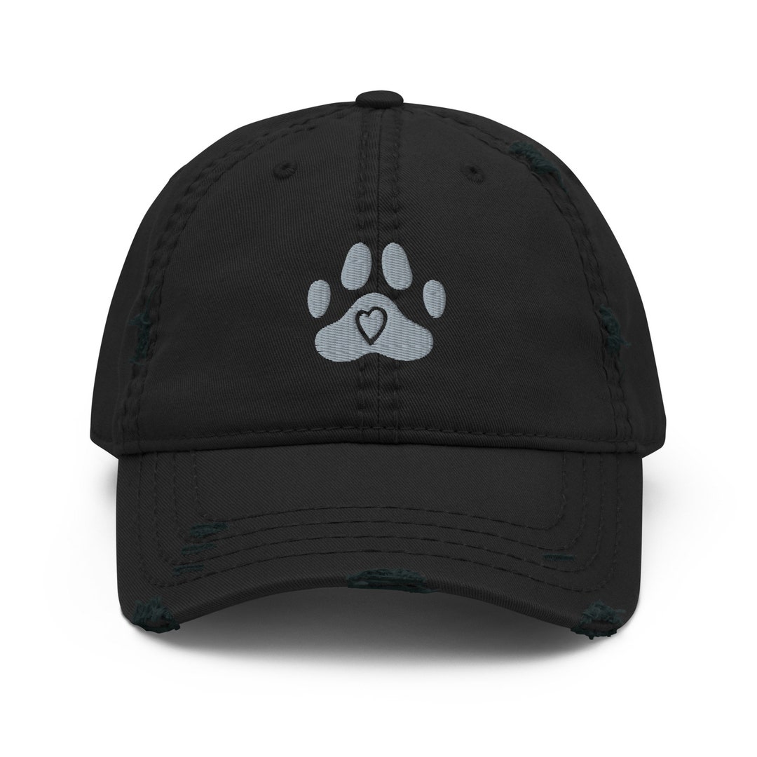 Paw Print Hat, Dog Lover Hat, Dog Mom Hat, Dog Dad Hat, Embroidered ...